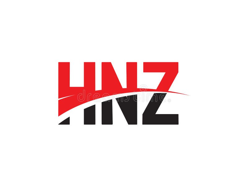 HNZ Letter Initial Logo Design Vector Illustration Stock Vector ...