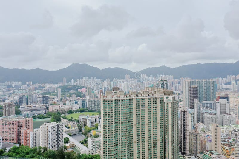 Ho Man Tin Hong Kong 23 June 2019 Stock Photo - Image of street ...