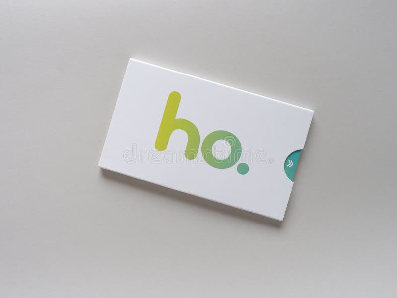 Ho Mobile sim editorial stock photo. Image of milan - 289893388