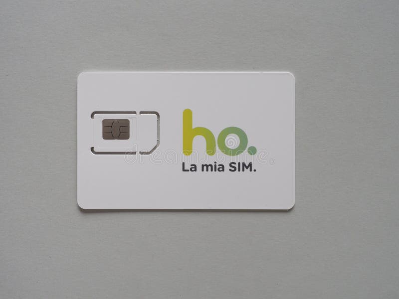 Ho Mobile sim editorial photo. Image of 2023, italy - 286945831