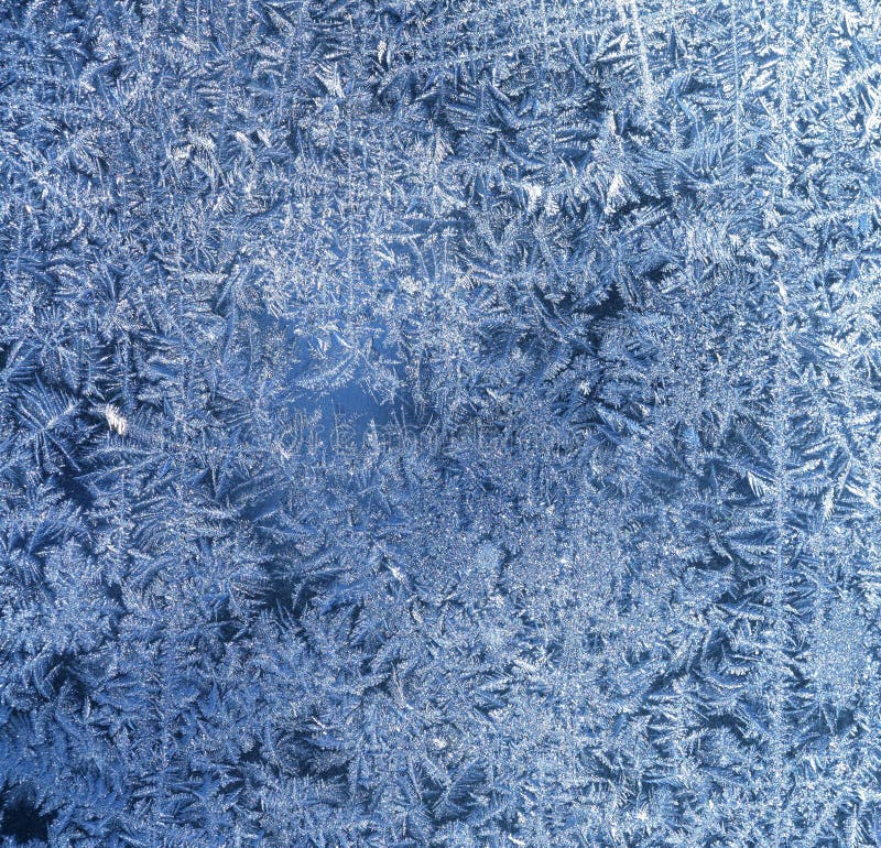 Hoarfrost on glass stock image. Image of frost, glass - 7681819