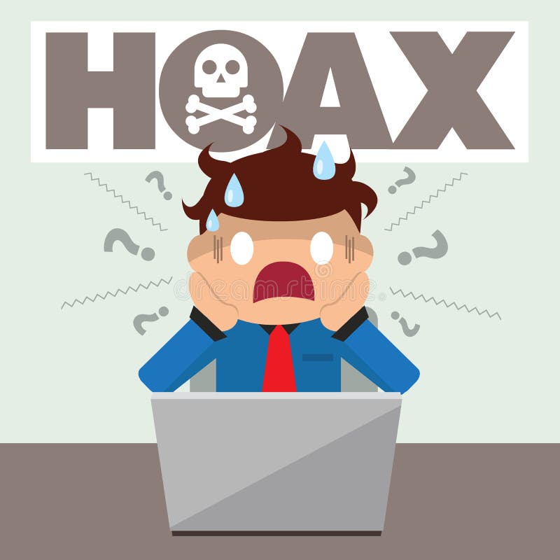 Hoax vektor illustrationer. Illustration av fejka, emblem - 85332699
