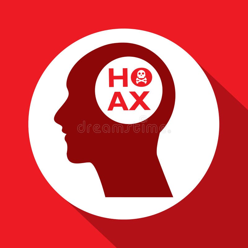 Hoax seamless stock vector. Illustration of business - 87068310