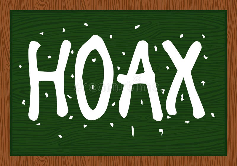 Hoax stock vector. Illustration of alert, cheater, chicanery - 85676992