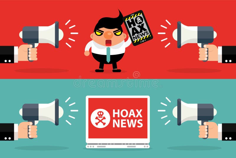 Hoax stock vector. Illustration of info, chicanery, grungy - 86634472