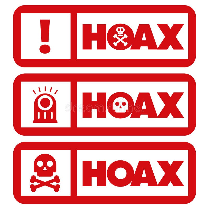 Hoax stock vector. Illustration of chicanery, computer - 87831818