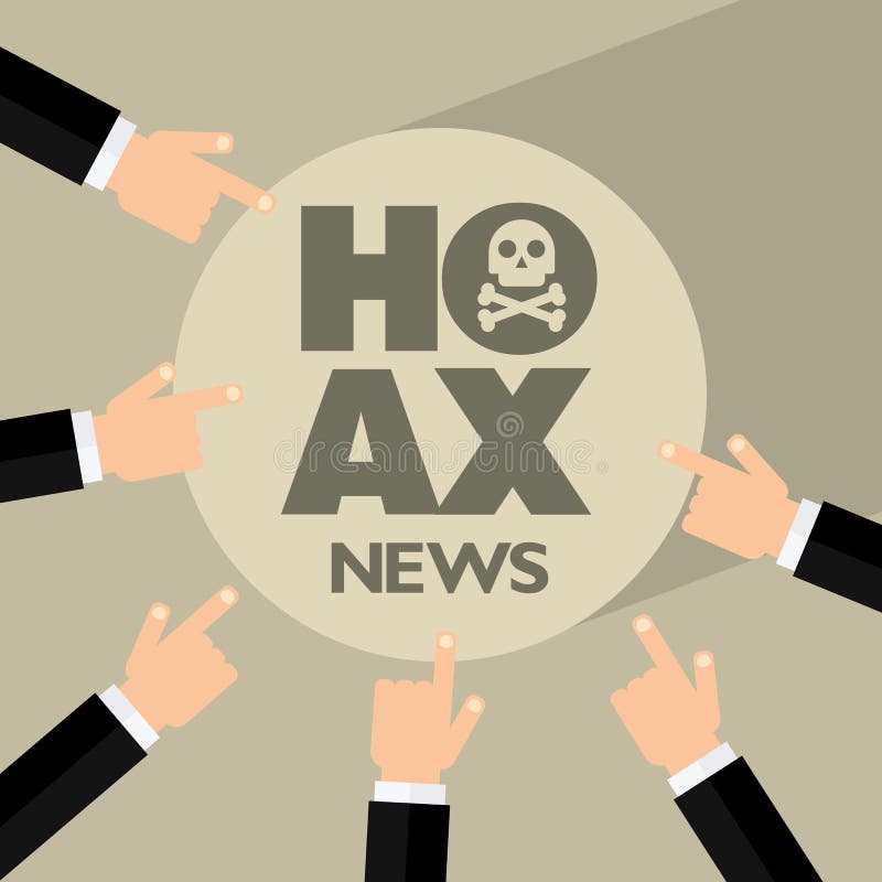 Hoax stock vector. Illustration of dishonest, hoax, icon - 89368555