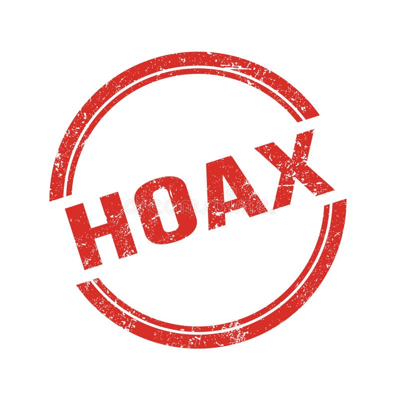 HOAX Text Written on Red Grungy Round Stamp Stock Illustration ... HOAX Text Written on Red Grungy Round Stamp Stock Illustration ...