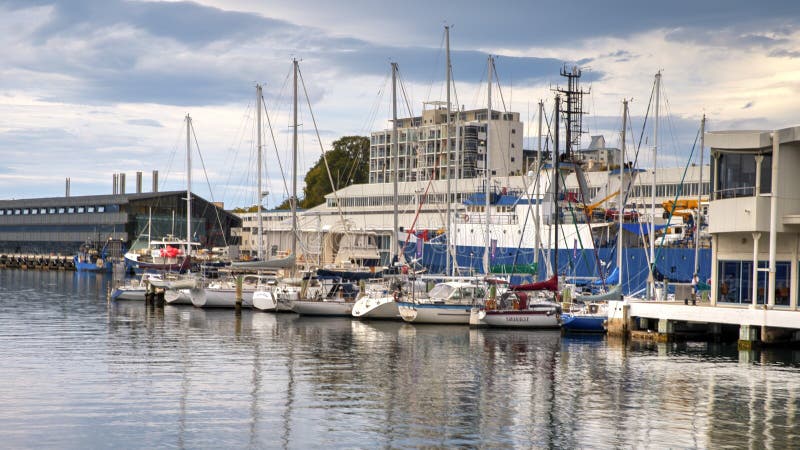 Hobart Harbour editorial photo. Image of wharf, wooden - 49639866