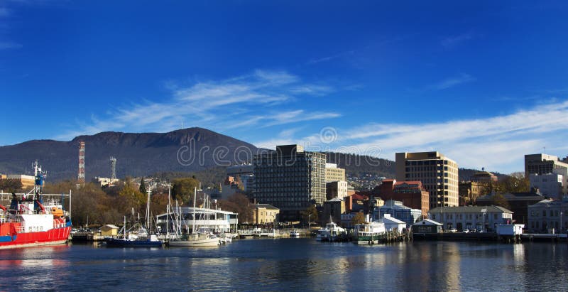 Hobart, Tasmania, Australia, Docks Stock Image - Image of countryside ...