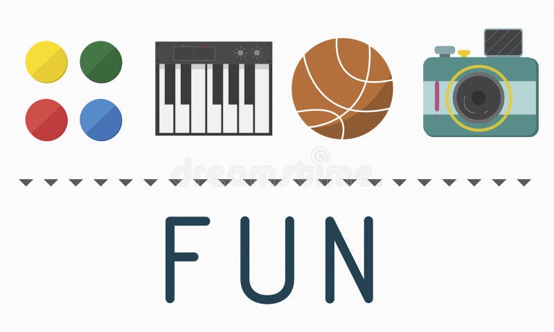 Hobbies Leisure Lifestyle Pastime Fun Concept Stock Illustration ...