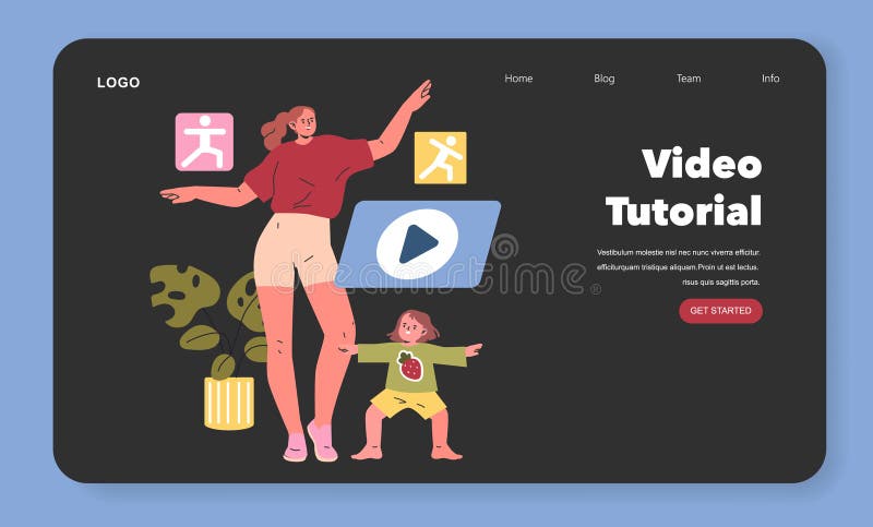 Hobby Dance. Flat Vector Illustration Stock Vector - Illustration of child, education: 345881857