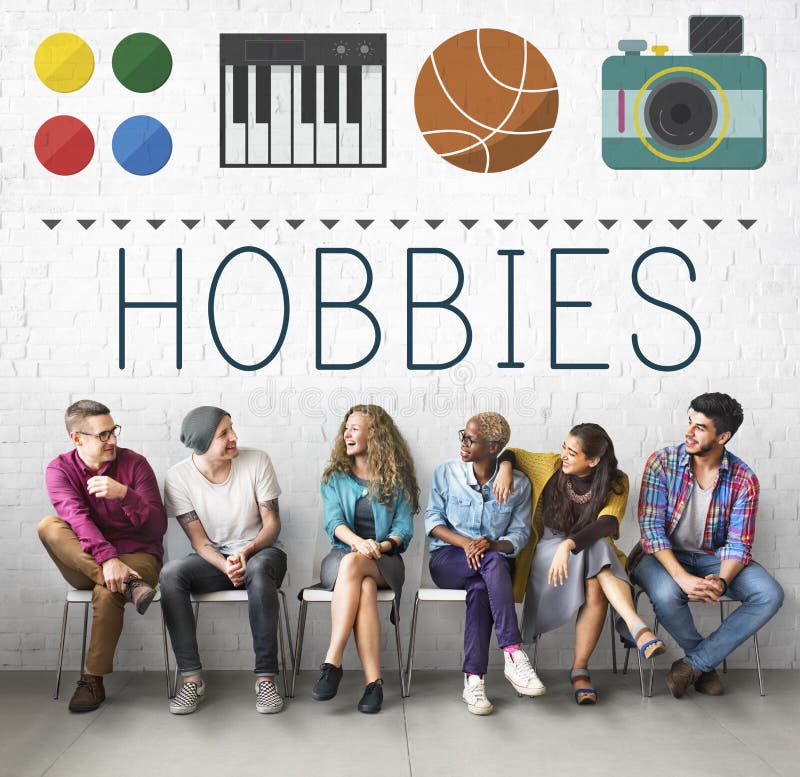 Hobby-Freizeit-Lebensstil-Zeitvertreib-Spaß-Konzept Stockbild - Bild ...