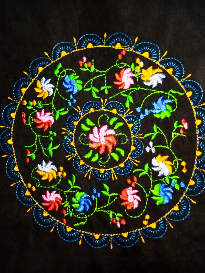 Hobby Handicraft Design on Fabric. Stock Photo - Image of fashion ...