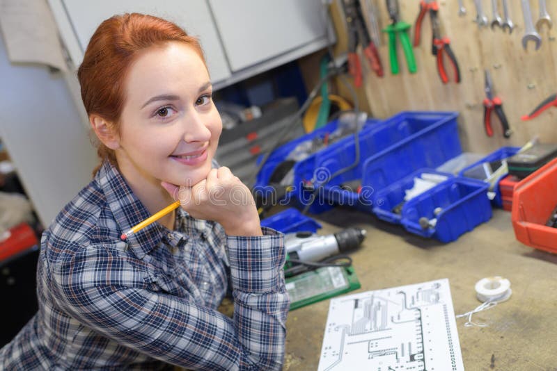 Hobby inventing something stock image. Image of designer - 94036493