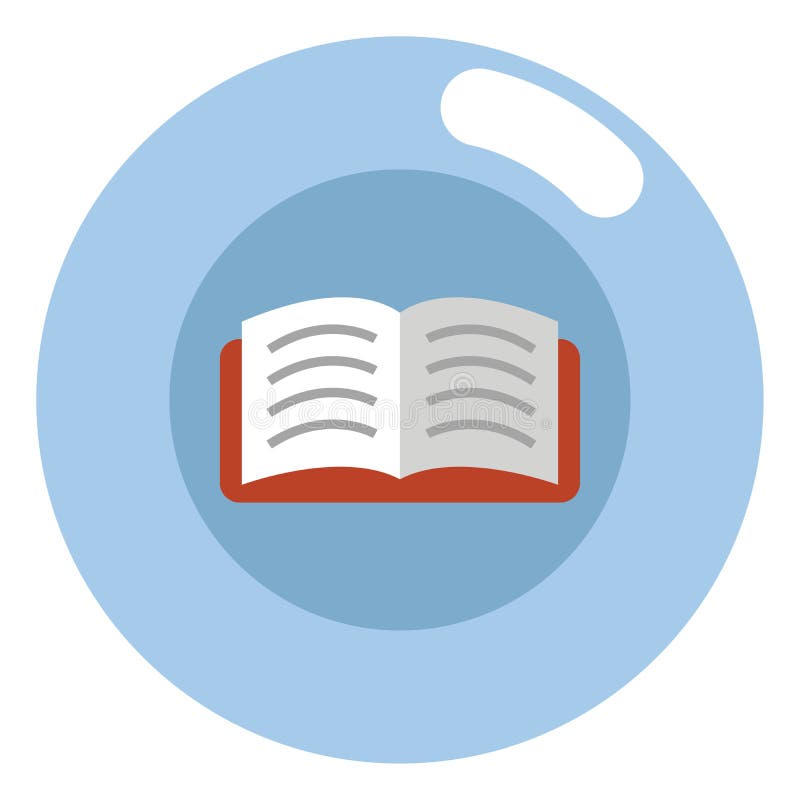 Hobby reading, icon stock vector. Illustration of library - 259393120