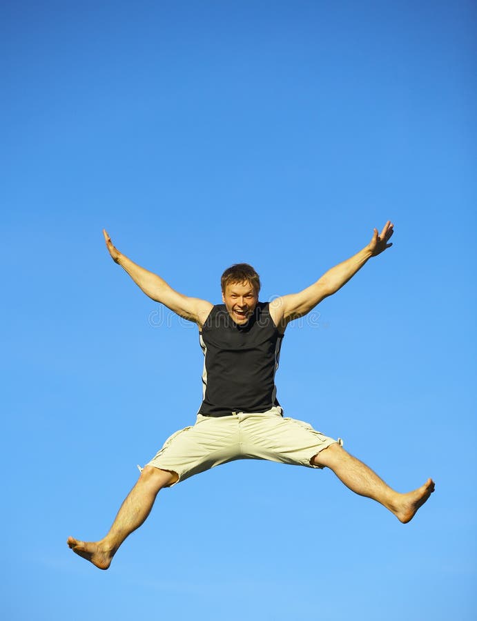 Hoch Springen Lizenzfreie Stockfotos - Bild: 2569598