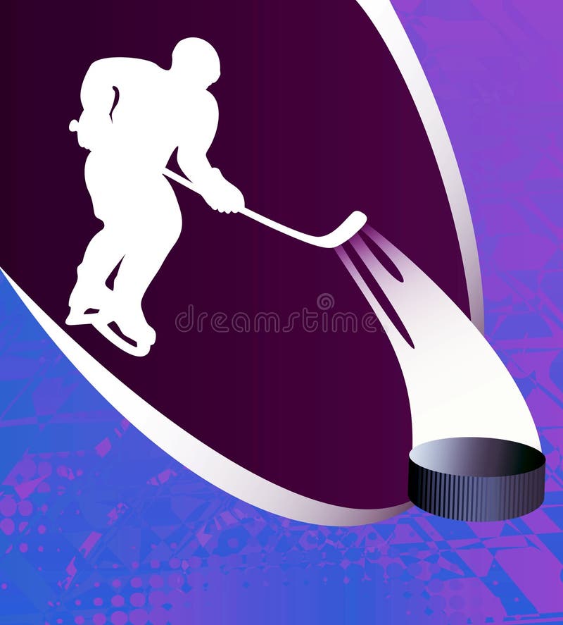 Hockey Abstract Background. Stock Illustration - Illustration of prize ...