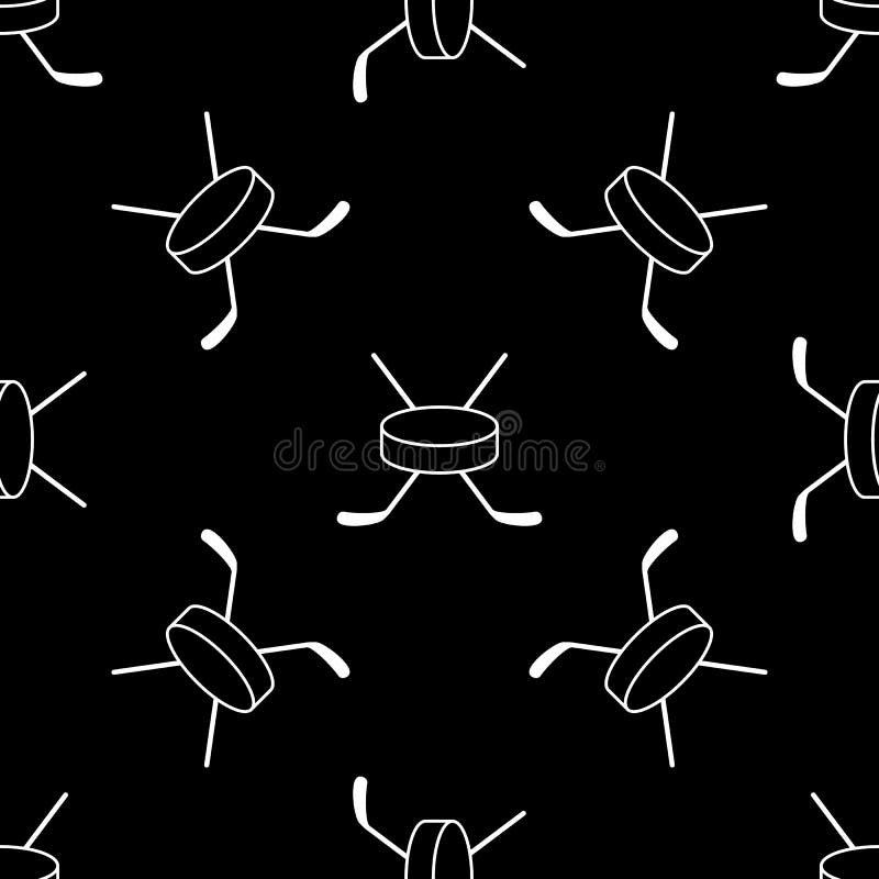 Hockey Pattern Seamless in Simple Style Vector Illustration Stock ...