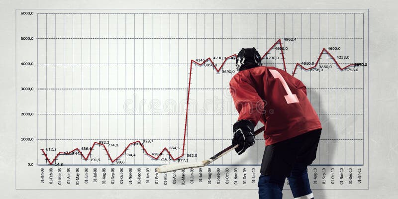 Ice hockey player at rink stock image. Image of muscular - 72284303