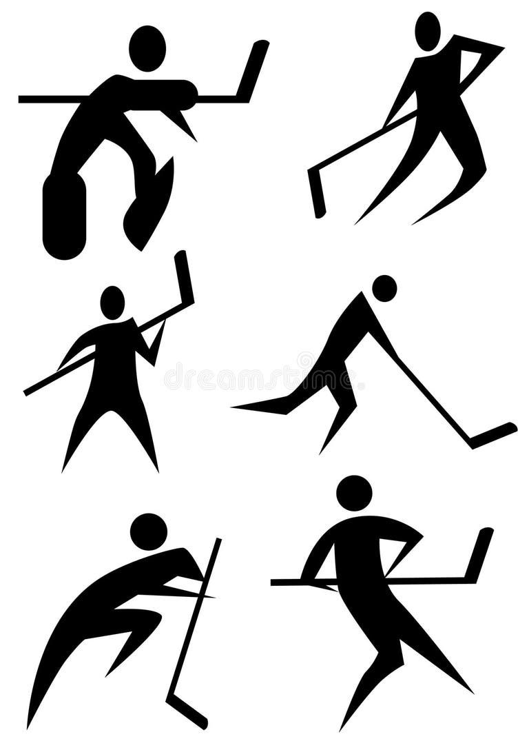 Hockey Goalie Stick Figure Stock Illustrations – 73 Hockey Goalie Stick ...