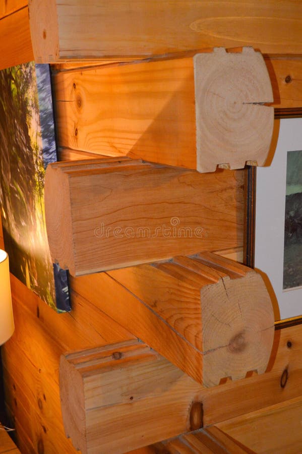 Hocking Hills, OH November 23, 2019: Interior of Log Cabin. Editorial Photo - Image of frame ...