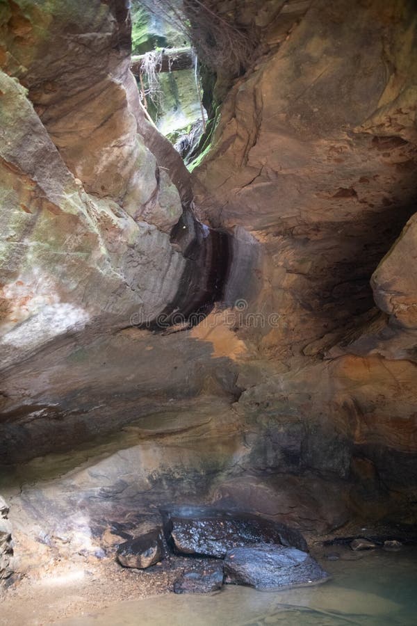 Hocking Hills Rock House stock image. Image of hocking - 254502597