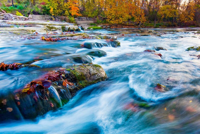 Hocking River in Ohio stock photo. Image of color, october - 75323200