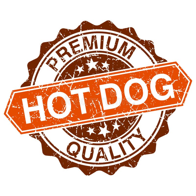 Hod dog grungy stamp stock vector. Illustration of abstract - 89805453