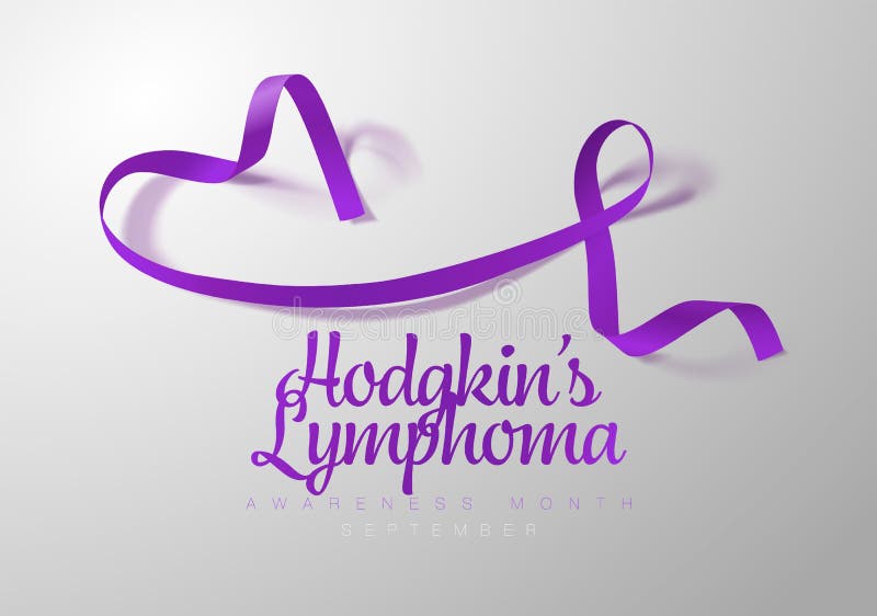 Hodgkin`s Lymphoma Awareness Calligraphy Poster Design. Realistic ... Hodgkin`s Lymphoma Awareness Calligraphy Poster Design. Realistic ...