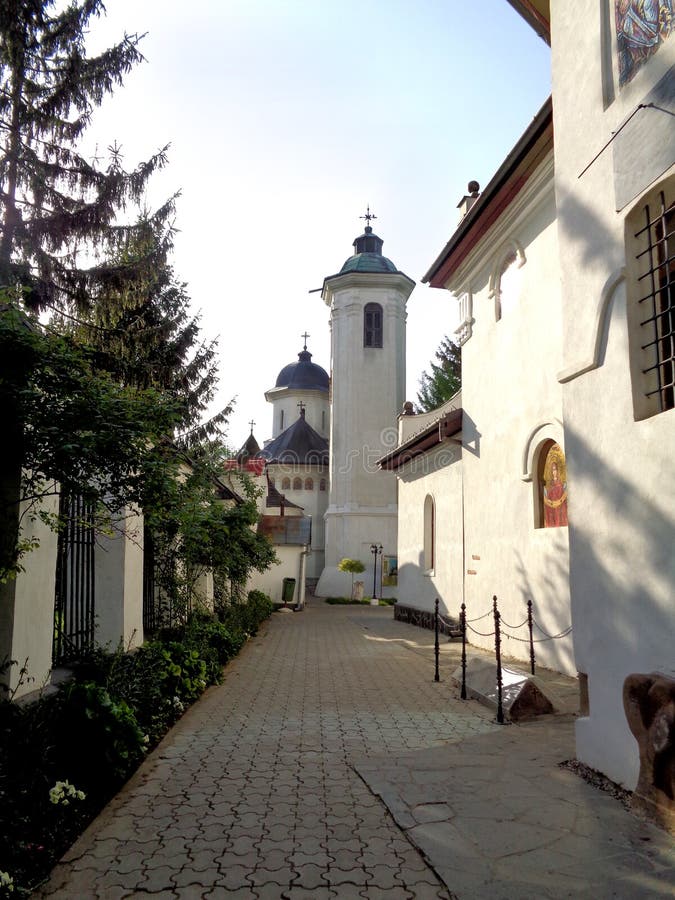 Hodos-Bodrog Monastery - View from the Courtyard of the Monastery Stock ...
