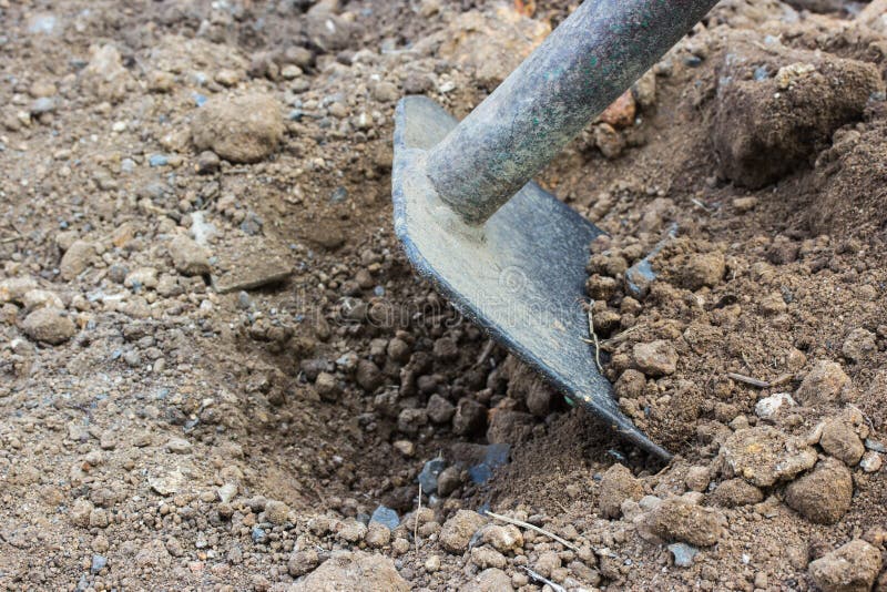 Hoe or digging tool stock photo. Image of land, plough - 49520226
