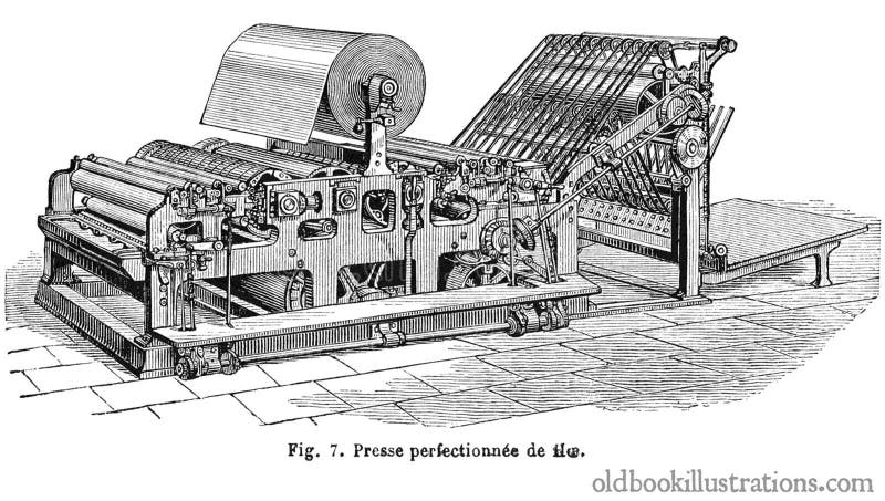 Hoe Web Perfecting Press Picture. Image: 92132926