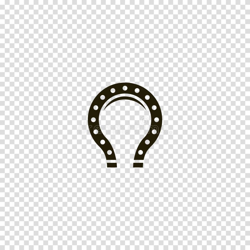 Hoefijzer vectorpictogram vector illustratie. Illustration of vorm ...