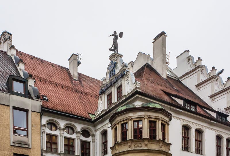 The Hofbraeuhaus, a Famous Beer Hall in Munich Stock Photo - Image of ...