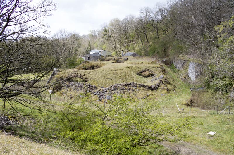 Hoffmann Kiln at Mealbank Quarry, Ingleton. Stock Photo - Image of ...