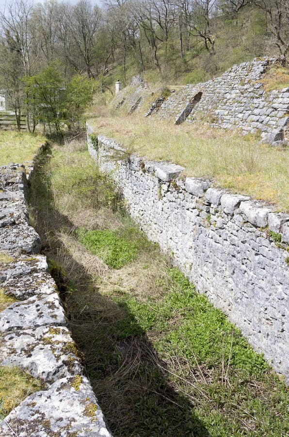 Hoffmann Kiln at Mealbank Quarry, Ingleton. Stock Photo - Image of ...