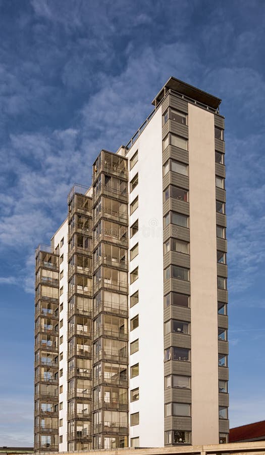 Hoganas High Rise stock photo. Image of multistory, house - 52372484