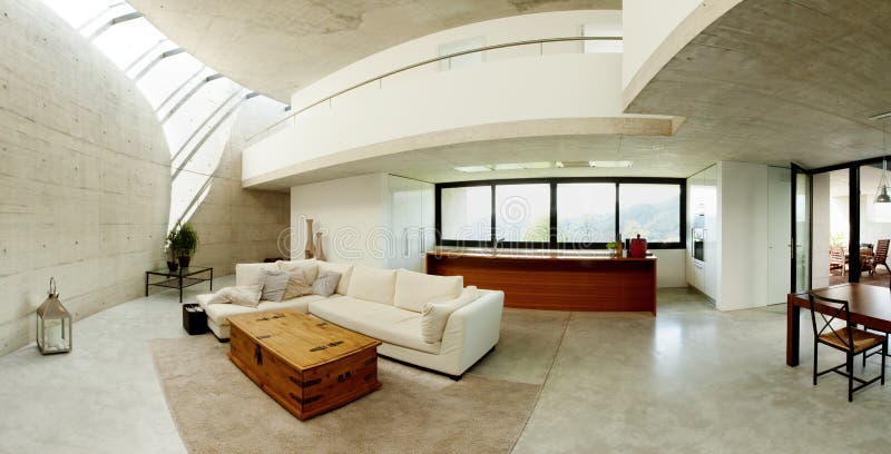 Hogar Moderno Interior Hermoso Foto de archivo - Imagen de puerta ...