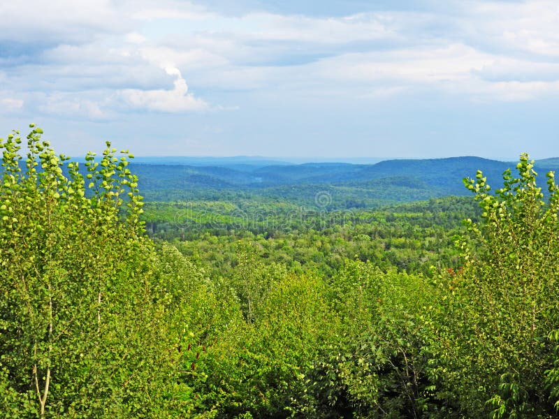Hogback Mountain Summer View from Rt 9 Vermont Stock Image - Image of ...