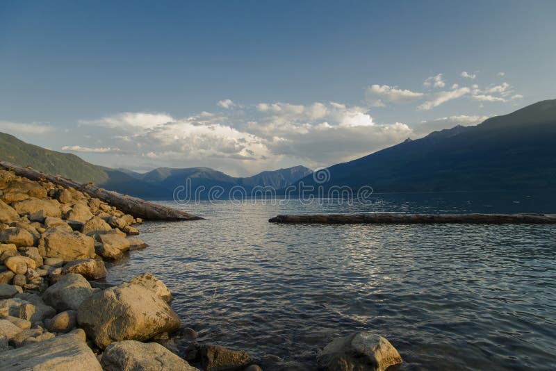 Hoger En Lager Jean Lake in Het Titcomb-Bassin Langs De Wind River ...
