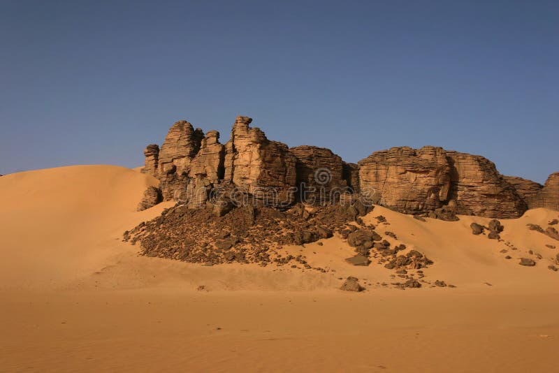 Hoggar Tassili stock image. Image of trek, trekking, africa - 12476555