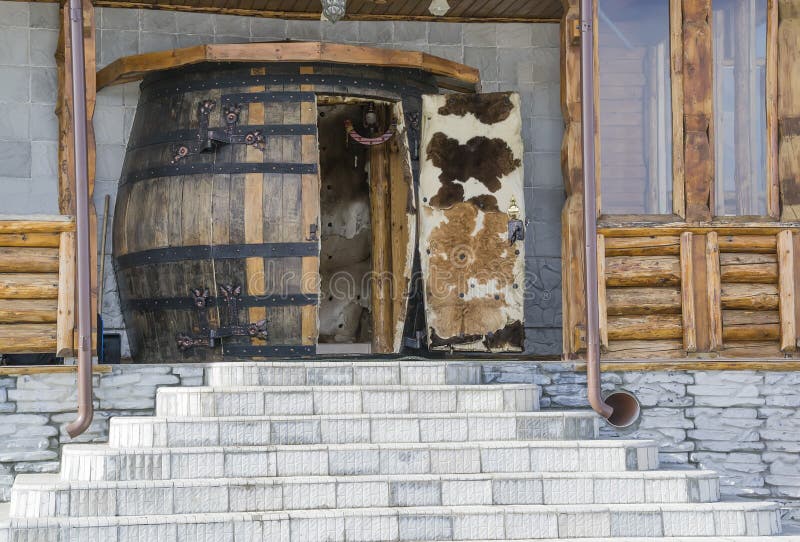 The hogshead entrance stock image. Image of animal, lining - 37990237