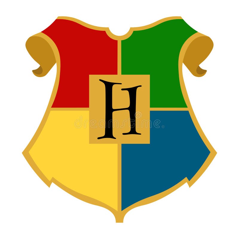 A Hogwarts Crest. Vector Illustration Editorial Stock Image ...