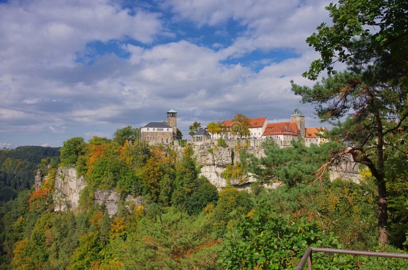 Hohnstein castle stock photo. Image of sandstone, europe - 27524244