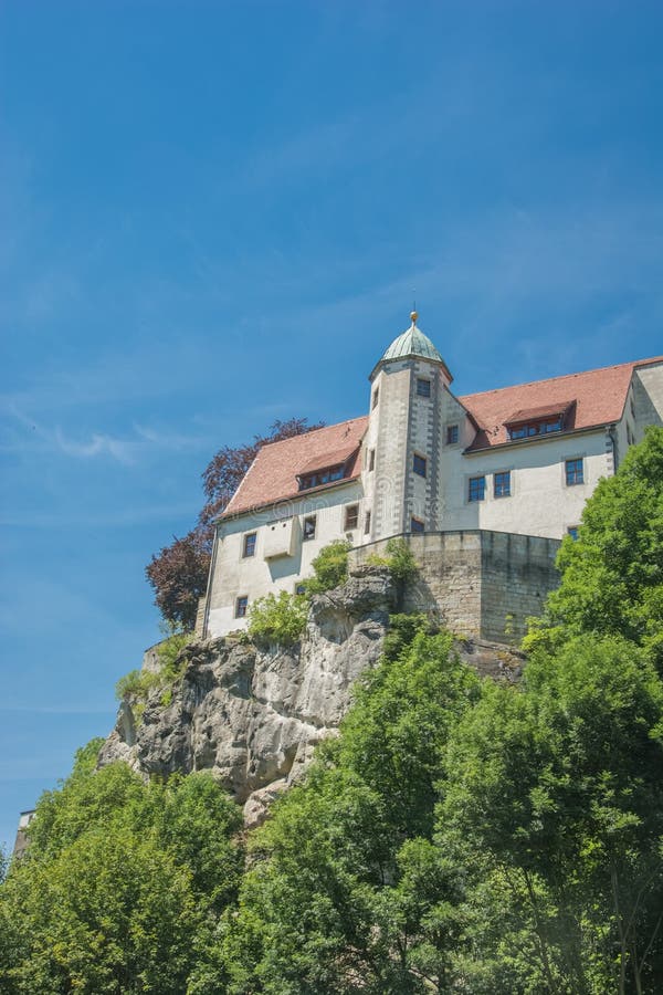 Castle Hohnstein Ruins In The German Region Called Harz Stock Image ...