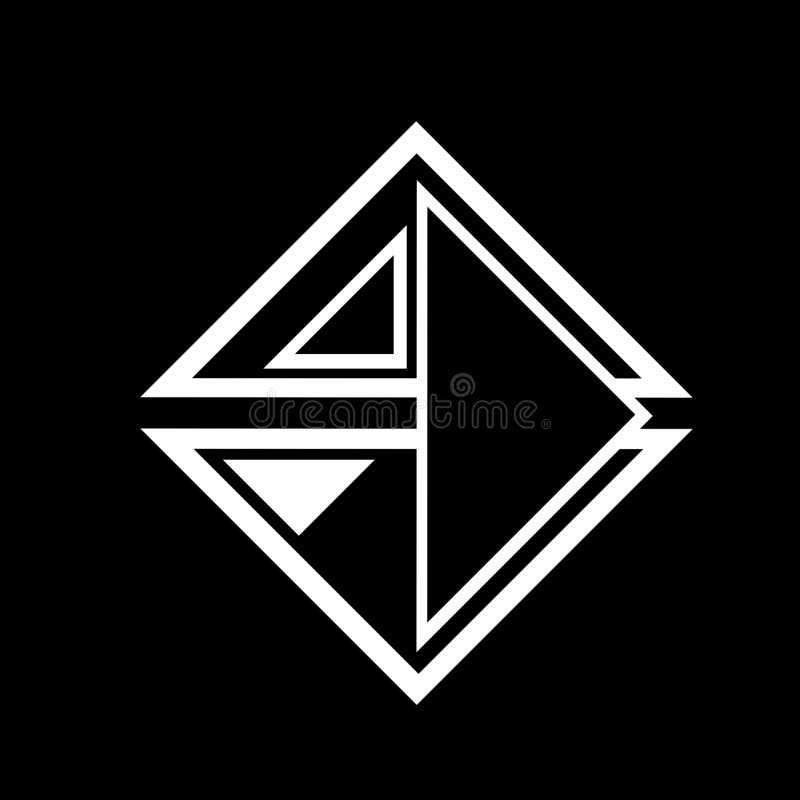 Regular triangle logo stock illustration. Illustration of triangle ...