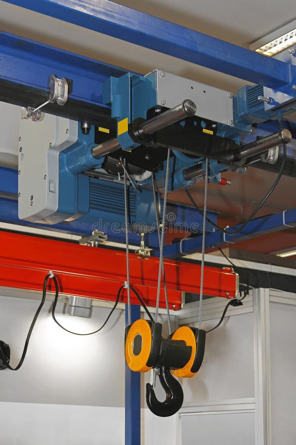 Hoist crane stock image. Image of lift, equipment, danger - 39306827