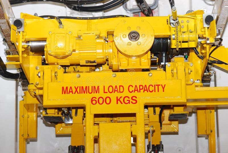 Hoist Engine stock photo. Image of logistic, hoist, strength - 37277434