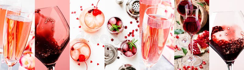 Collage De Las Bebidas Alcohólicas Fotos de stock - Fotos libres de ...